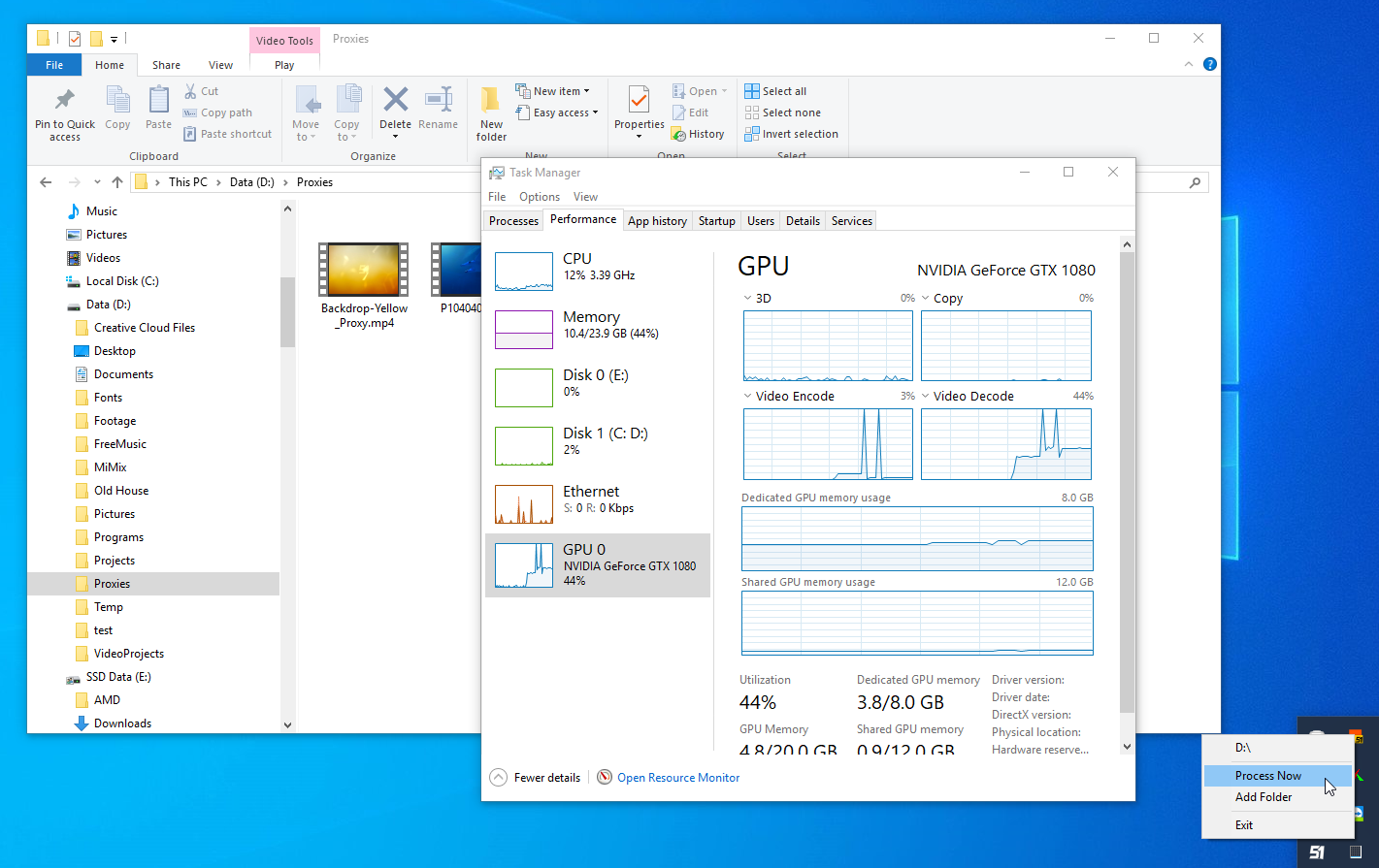 Proxy Workflow สำหรับ Adobe Premiere